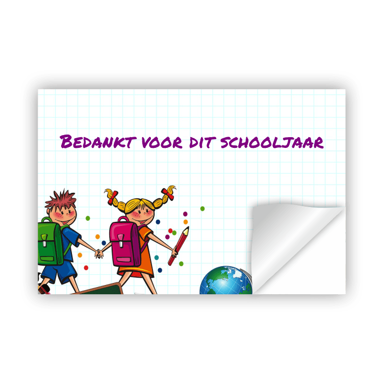 Bedankt Voor Dit Schooljaar - Sticker Spot - Dé Sticker Koning!