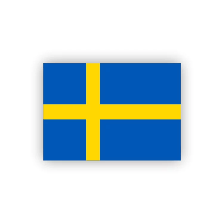 Vlagsticker Sweden - Sticker Spot - Dé Sticker Koning!